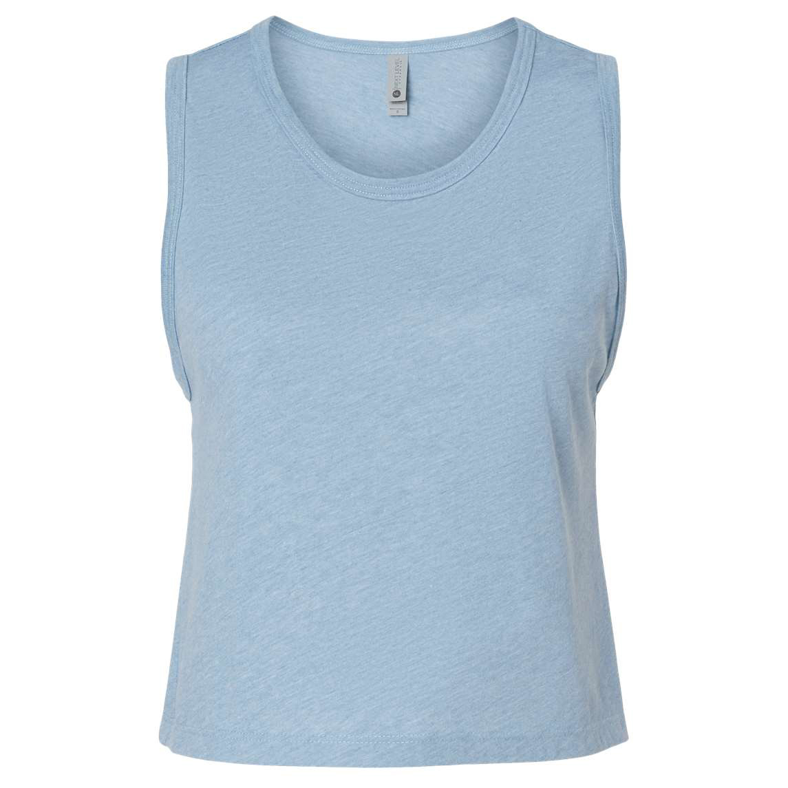 Next Level 5083 Women's Festival Crop Tank - Stonewash Denim | Full Source