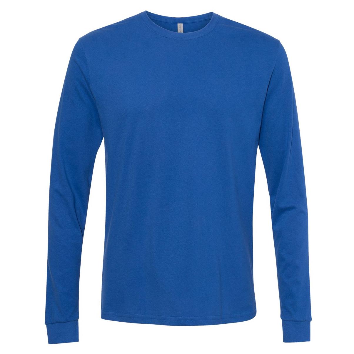 Next Level 6411 Sueded Long Sleeve Crew - Royal | Full Source