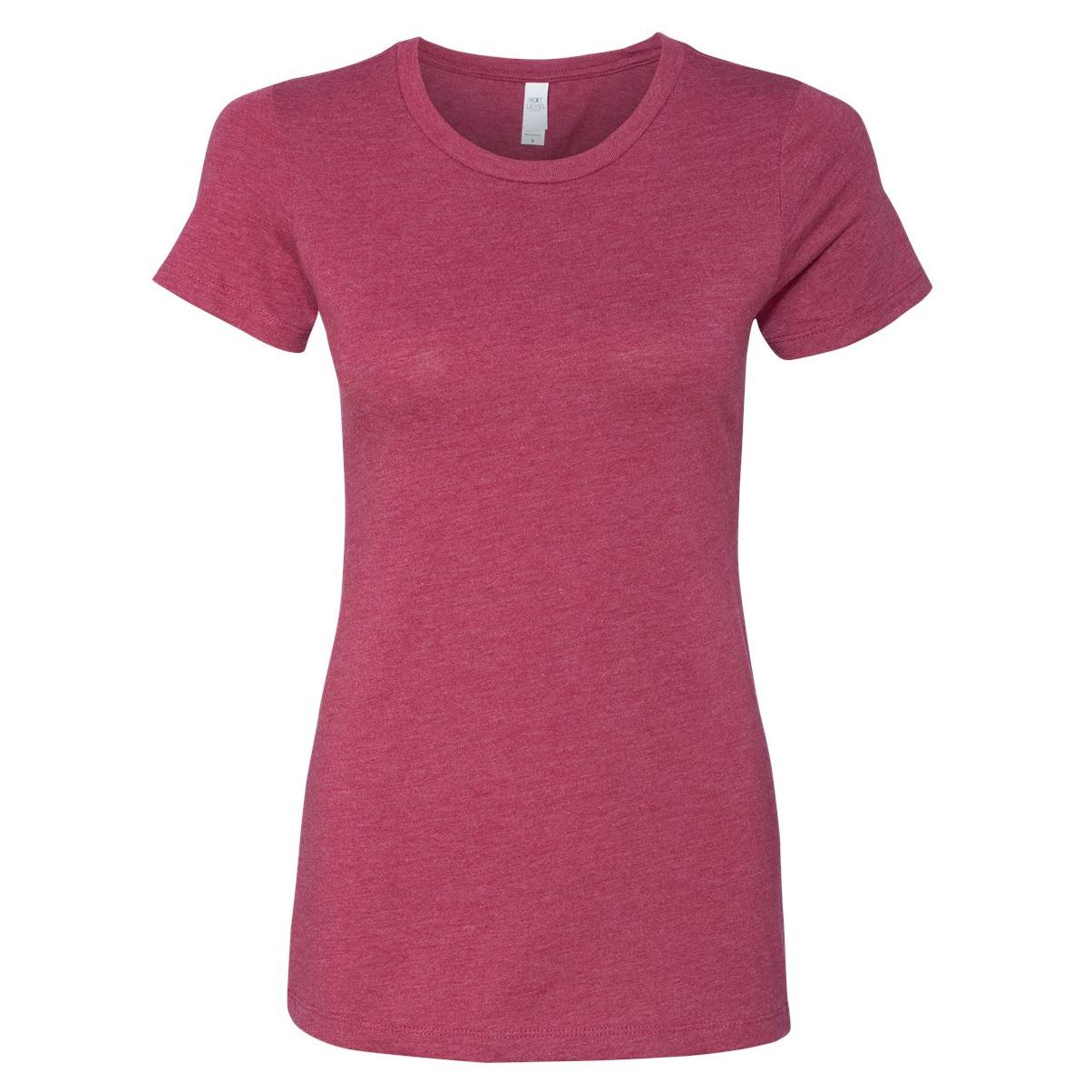 Next Level 6610 Women's CVC Short Sleeve Crew - Cardinal | Full Source