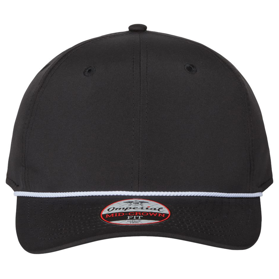 Imperial 7054 The Wingman Cap - Black/White | Full Source