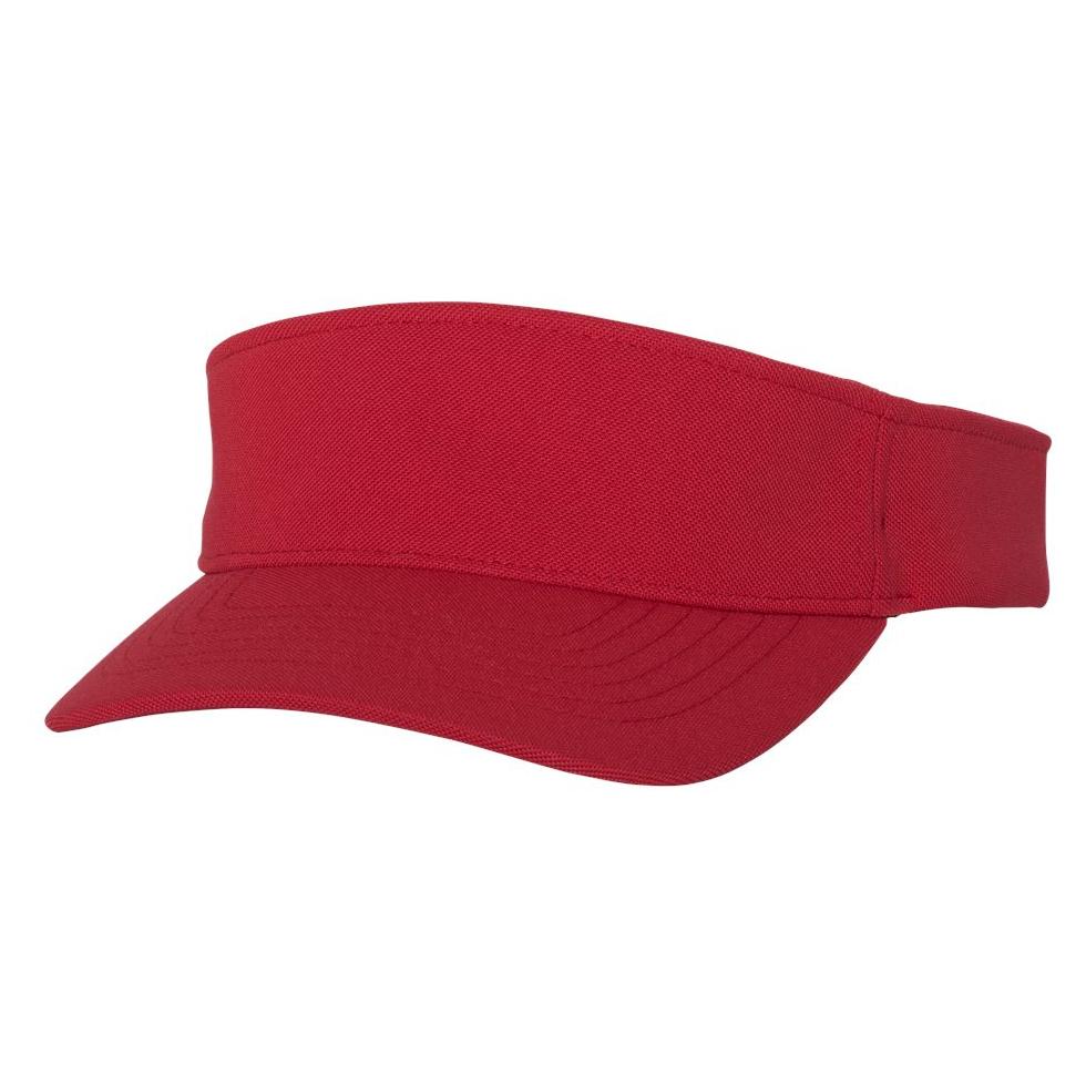 Flexfit 8110 Comfort Fit Visor - Red | Full Source