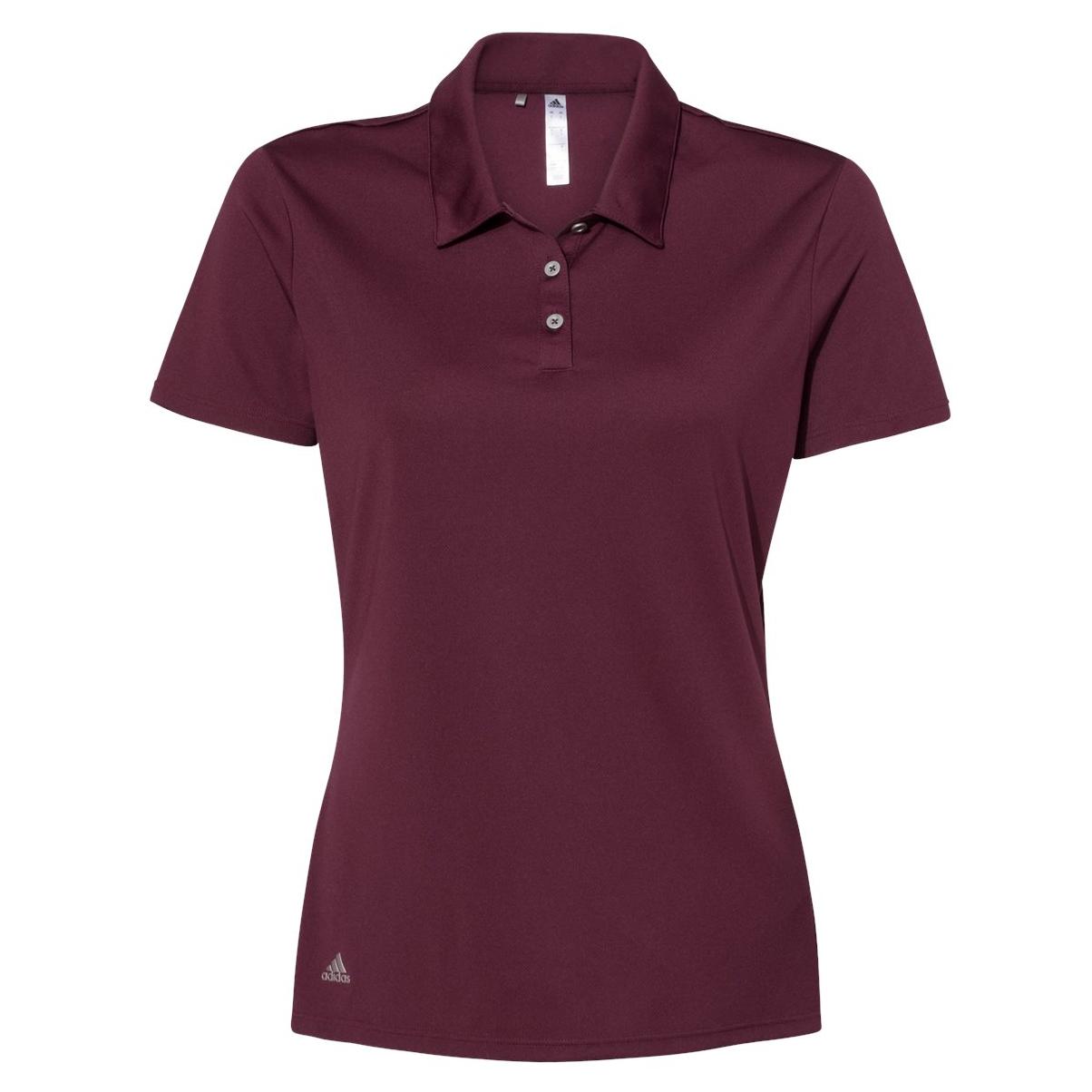 adidas A231 Women's Performance Sport Shirt - Team Maroon | Full Source