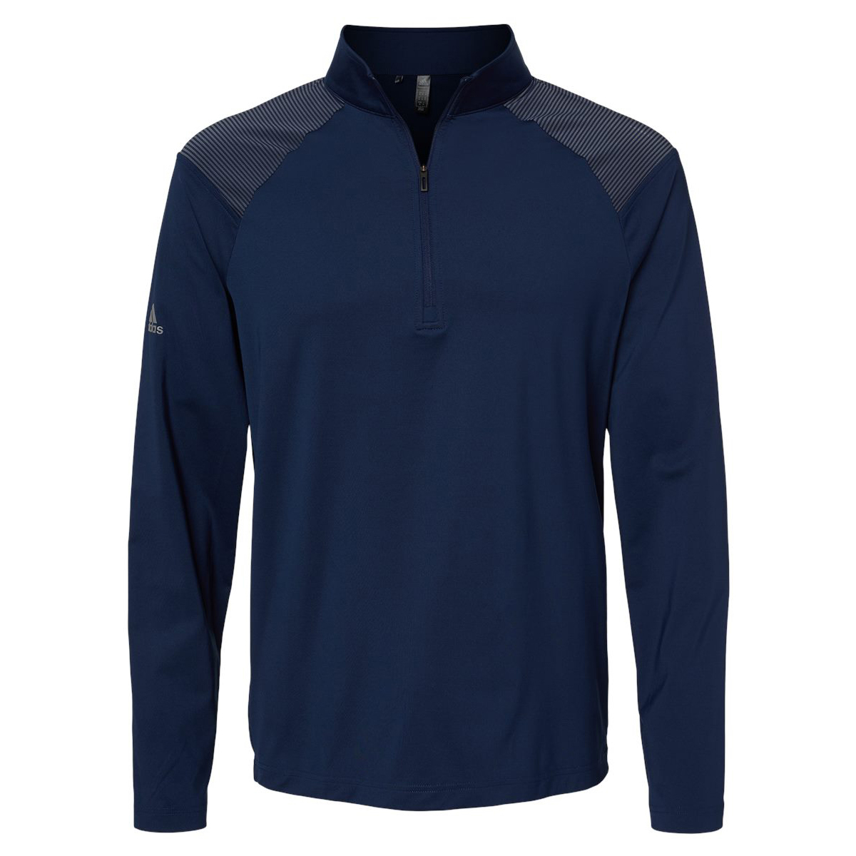 adidas A520 Shoulder Stripe 1/4-Zip Pullover - Team Navy Blue | Full Source