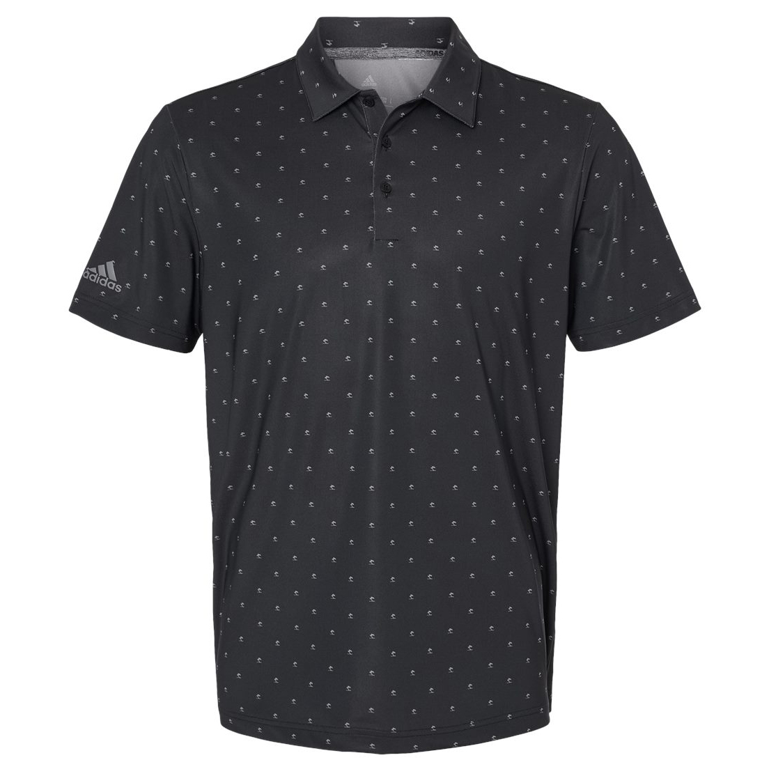 adidas A574 Pine Tree Polo - Black/Grey Three | Full Source