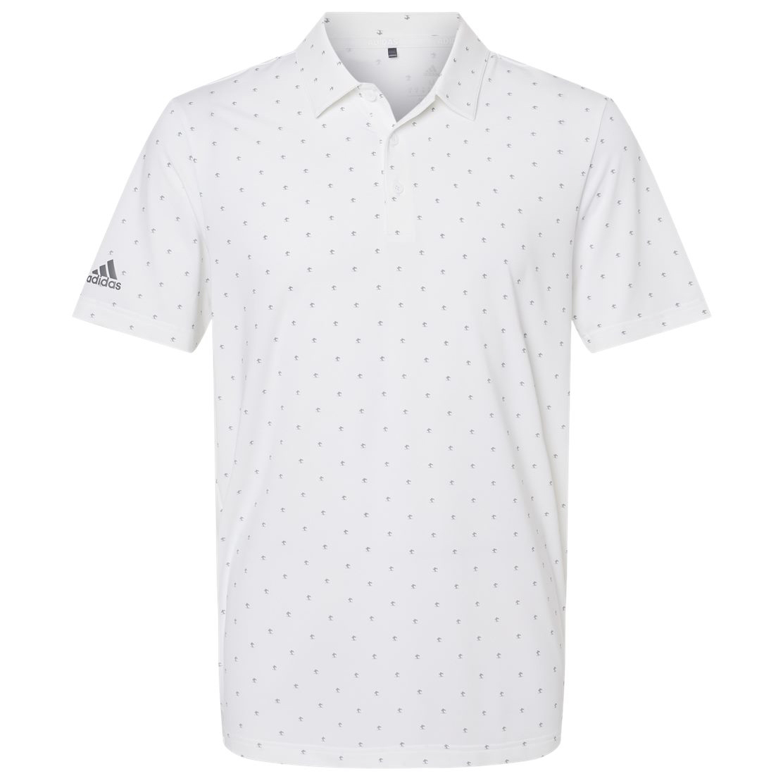 adidas A574 Pine Tree Polo - White Grey Three | Full Source