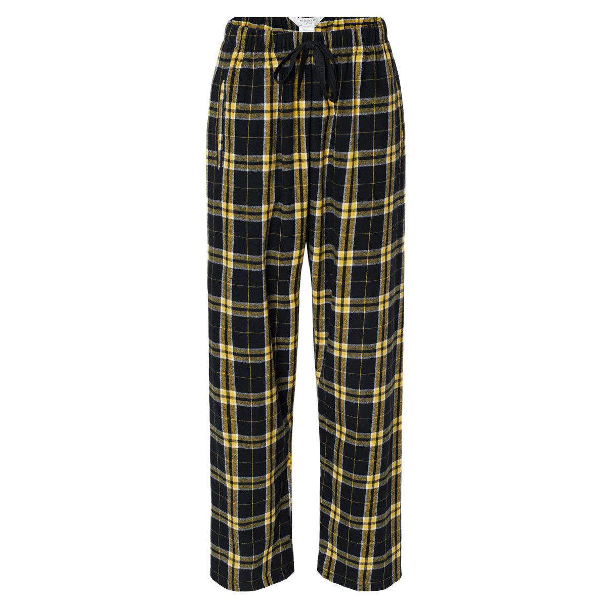 Boxercraft BW6620 Women's Haley Flannel Pants - Black/Gold | Full Source