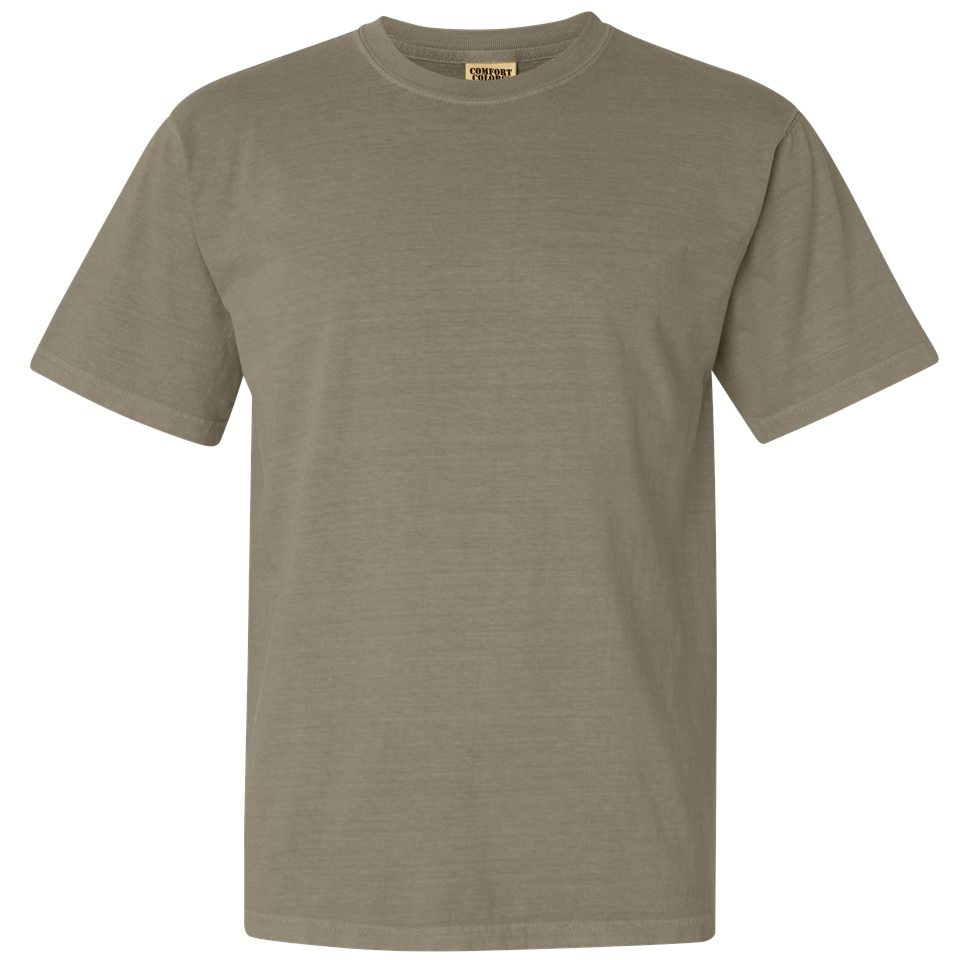 Comfort Colors 1717 Garment Dyed Heavyweight T-Shirt - Khaki | Full Source