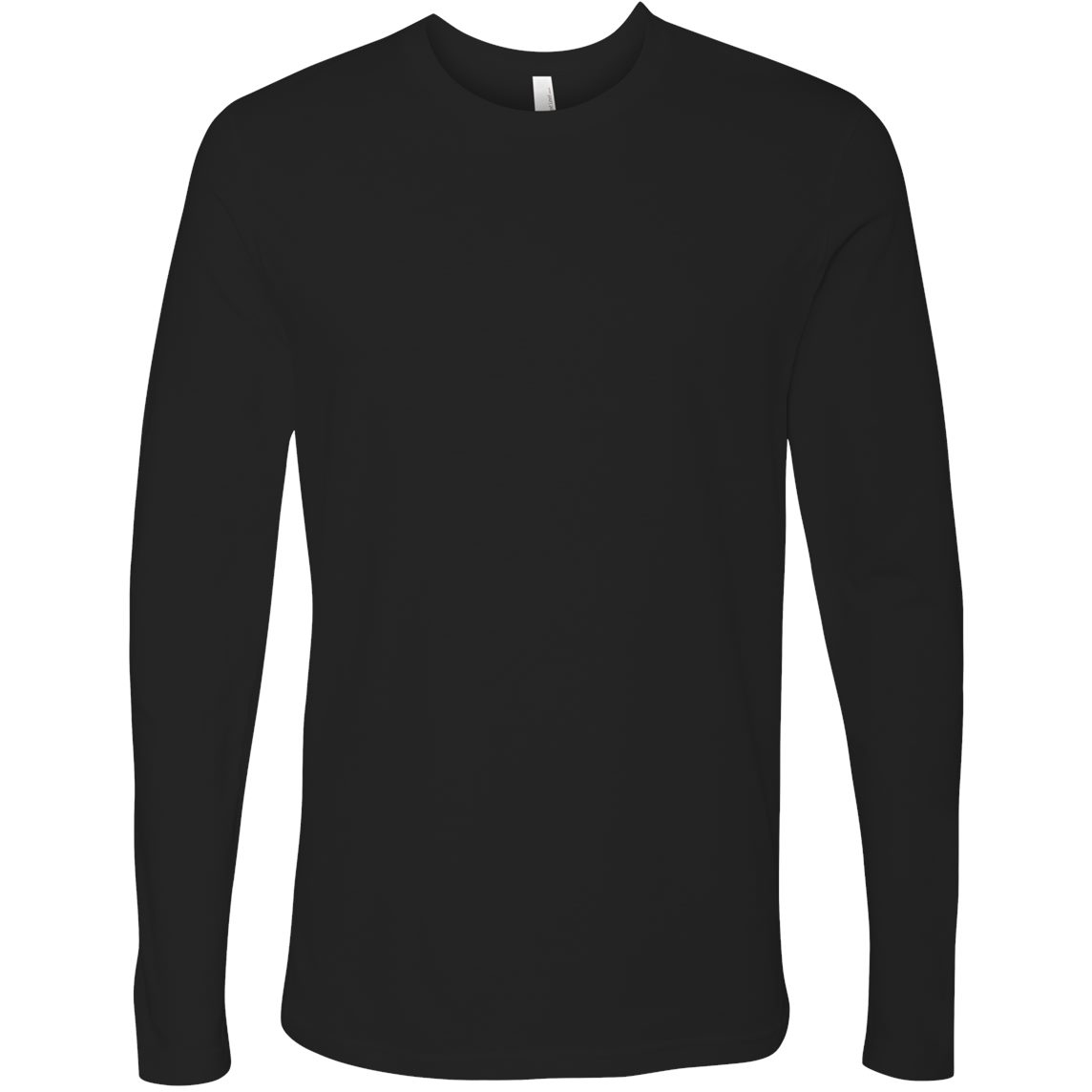 Next Level 3601 Cotton Long Sleeve Crew - Black | Full Source