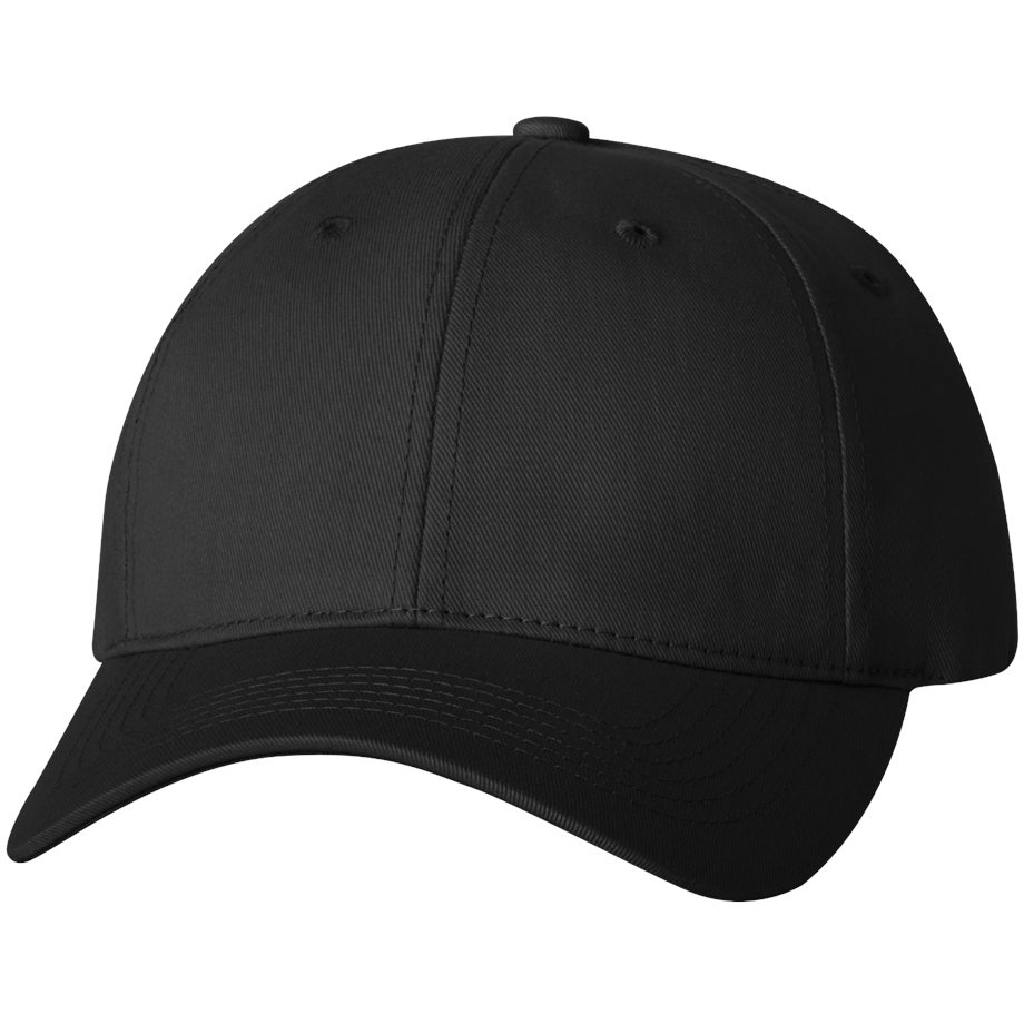 Sportsman 2260 Adult Cotton Twill Cap - Black | Full Source