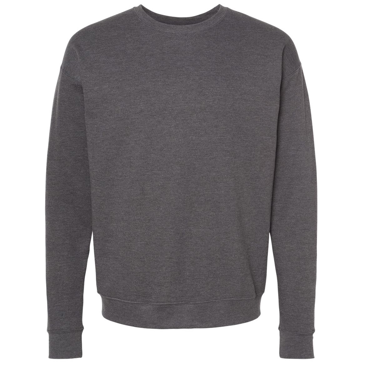Tultex 340 Unisex Fleece Crewneck Sweatshirt - Heather Charcoal | Full ...