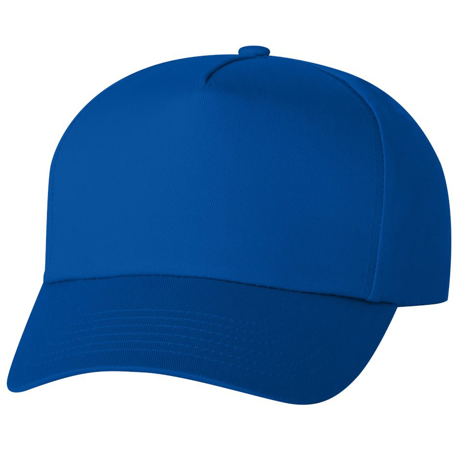 Valucap 8869 Five-Panel Twill Cap - Royal Blue | Full Source