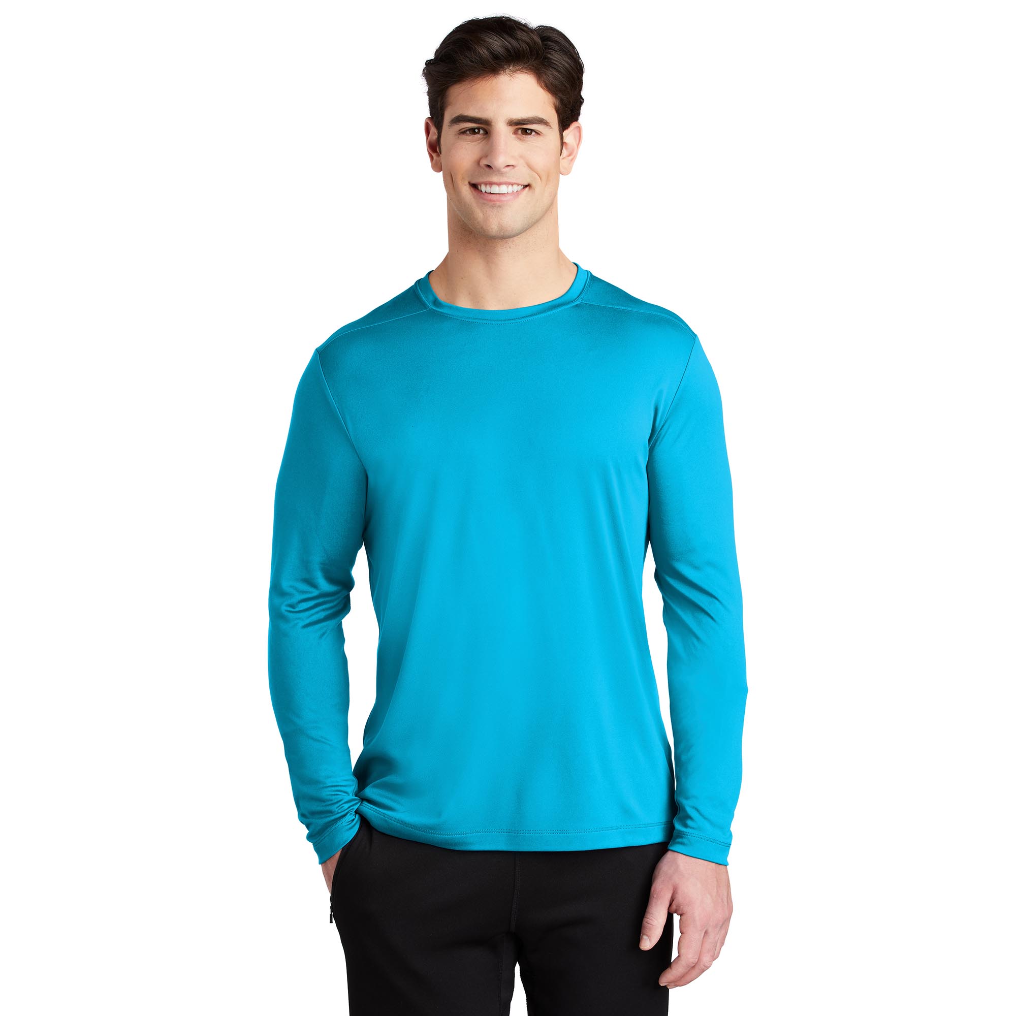 Sport-Tek ST420LS Posi-UV Pro Long Sleeve Tee - Sapphire | Full Source