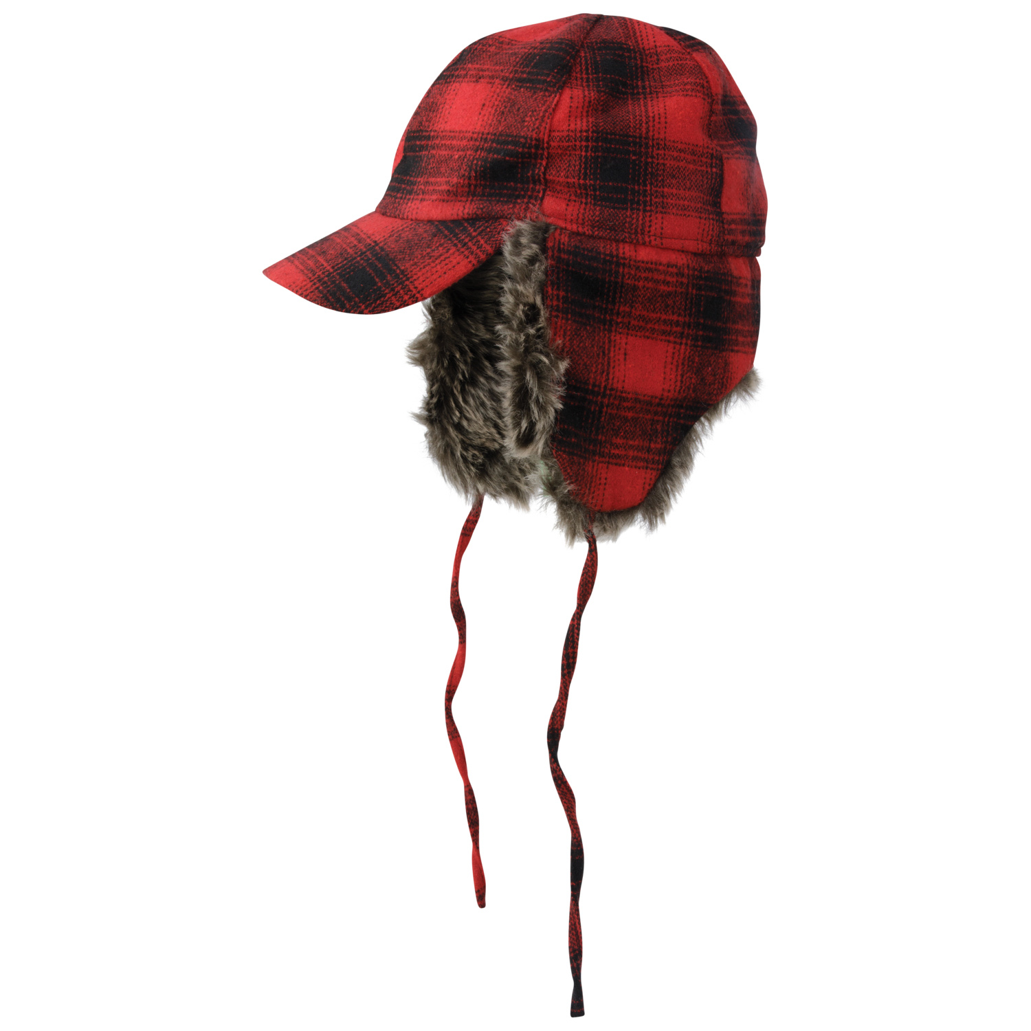 Tough Duck I16416 Plaid Fudd Hat - Red Plaid | Full Source