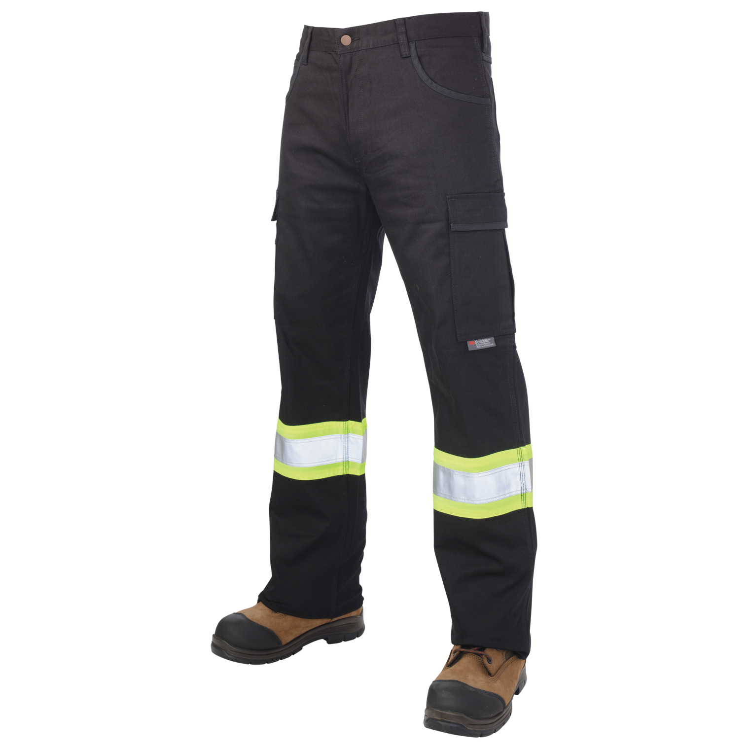 Tough Duck SP03 Relaxed Fit Flex Twill Safety Cargo Safety Pants | Full ...