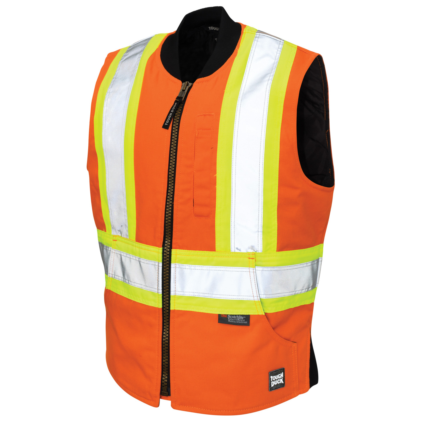 Tough Duck SV06 Type R Class 2 Heavy Duty Safety Vest - Orange | Full ...