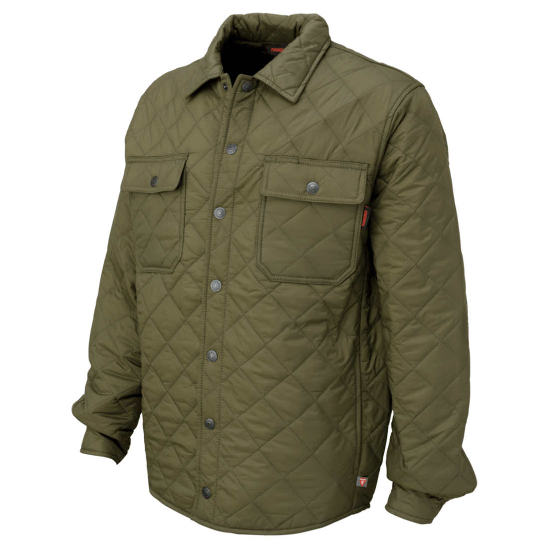 Tough Duck WS14 Freezer Shirt with PrimaLoft Insulation - Olive | Full ...