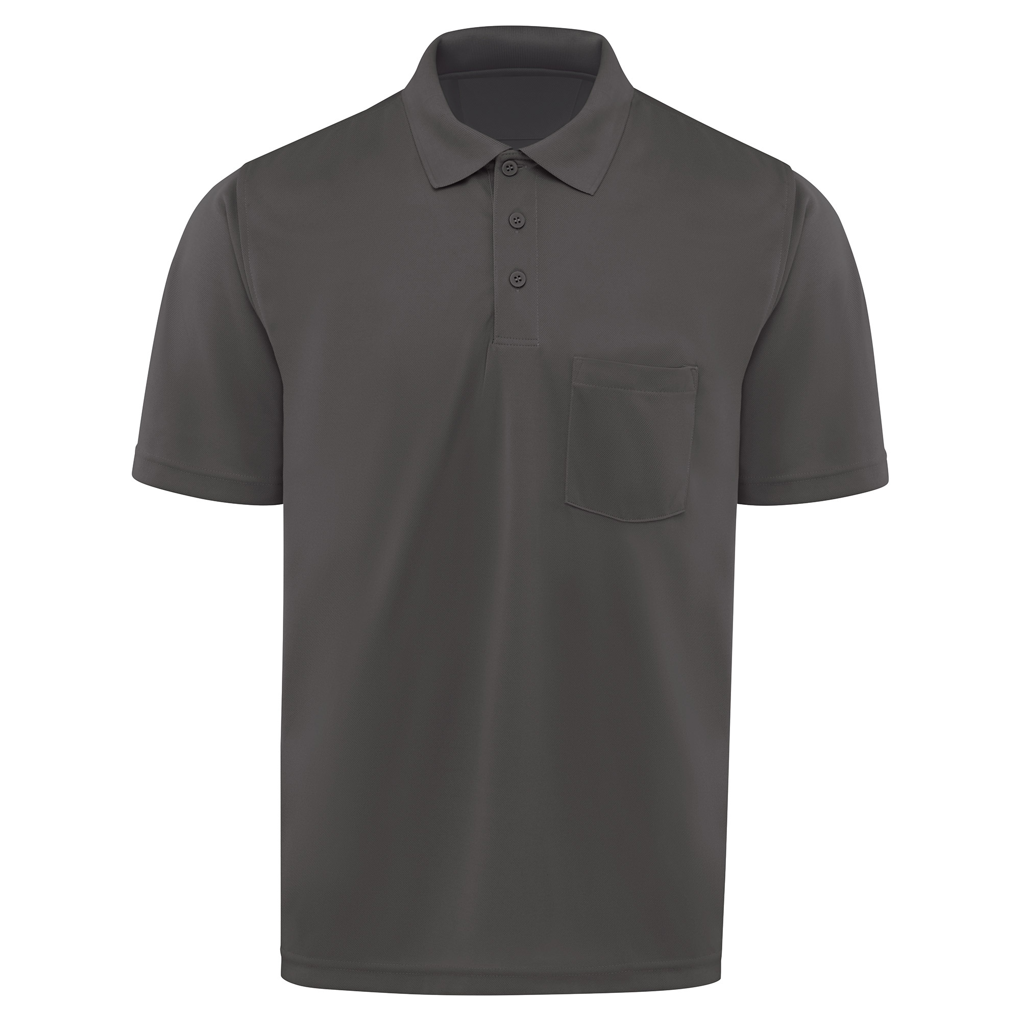 Red Kap SK98 Men's Performance Knit Pocket Polo - Short Sleeve ...