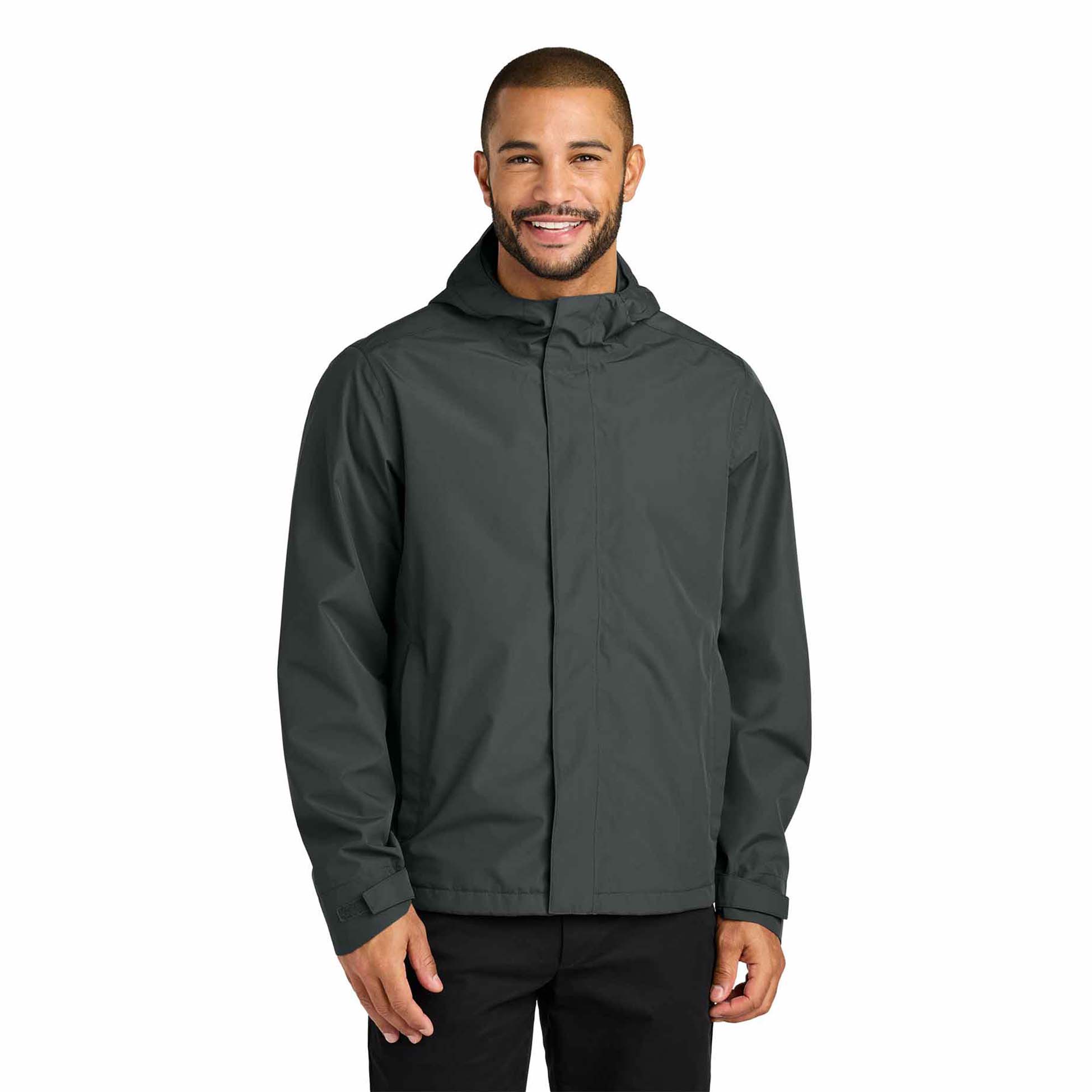Port Authority J714 C-FREE Rain Jacket - Grey Steel | Full Source