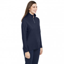 Core 365 CE405W Ladies Fusion ChromaSoft Pique Quarter-Zip - Classic ...