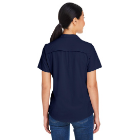 Core 365 CE510W Ladies Ultra UVP Marina Shirt - Classic Navy | Full Source