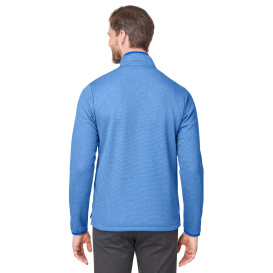 Core 365 CE73 Venture Heathered Stripe Quarter-Zip - True Royal/White ...