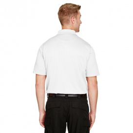 Harriton M348 Men's Advantage Snag Protection Plus IL Polo - White ...
