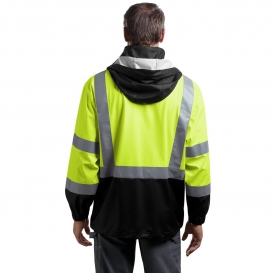 CornerStone CSJ25 Type R Class 3 Safety Windbreaker - Yellow/Lime ...