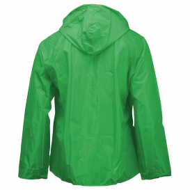 Neese 77AJ Sani Light Rain Jacket with Attached Hood - Green | Full Source