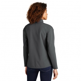 OGIO LOG755 Ladies Commuter Full-Zip Soft Shell - Diesel Grey | Full Source