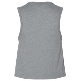 Next Level 5083 Women's Festival Crop Tank - Heather Grey | Full Source