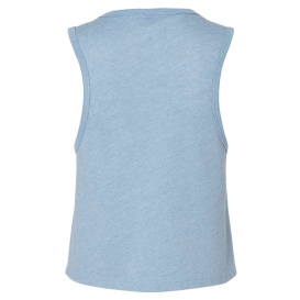 Next Level 5083 Women's Festival Crop Tank - Stonewash Denim | Full Source