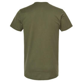 Tultex 202 Unisex Fine Jersey T-Shirt - Military Green | Full Source