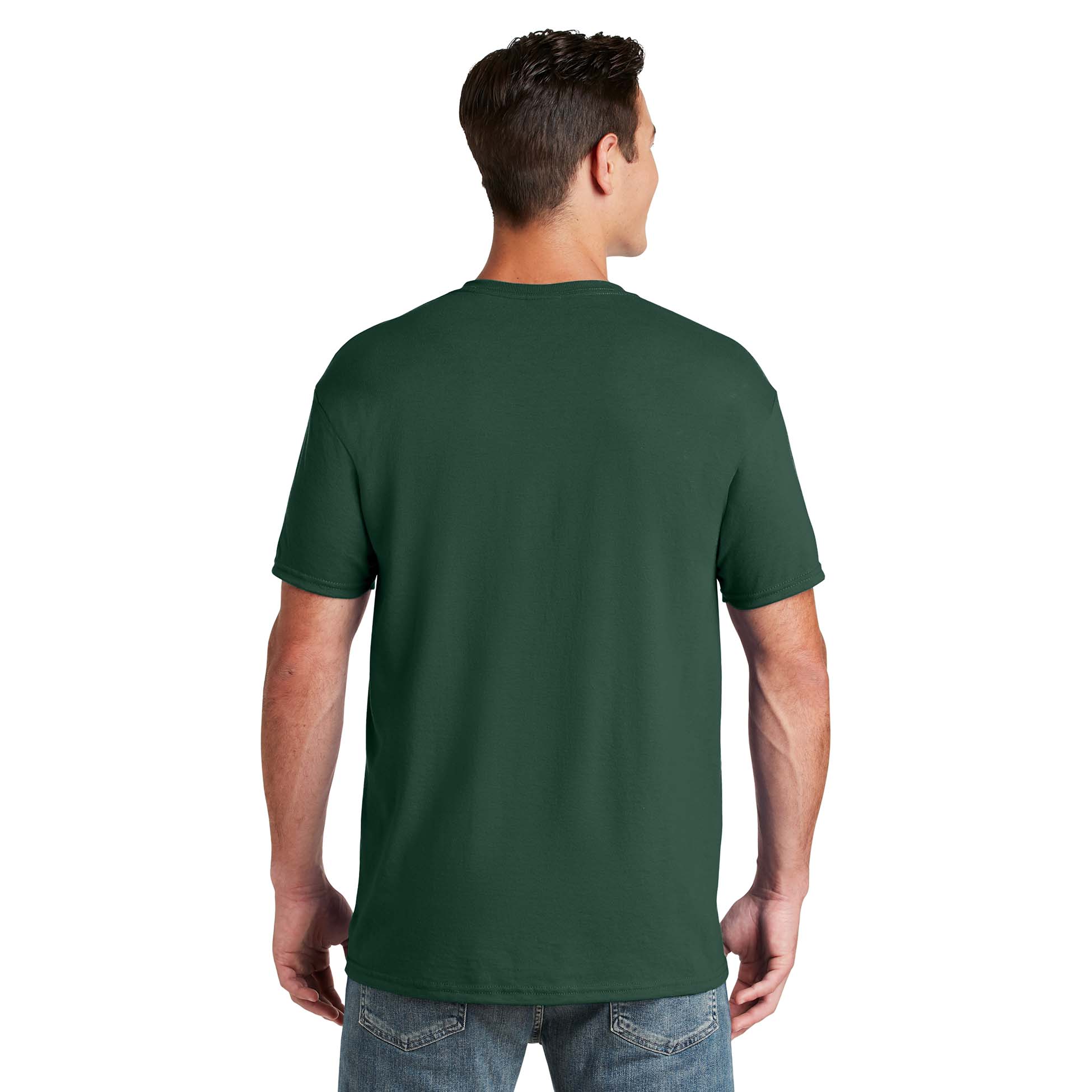 Jerzees 29M Dri-Power Active 50/50 Cotton/Poly T-Shirt - Forest Green ...