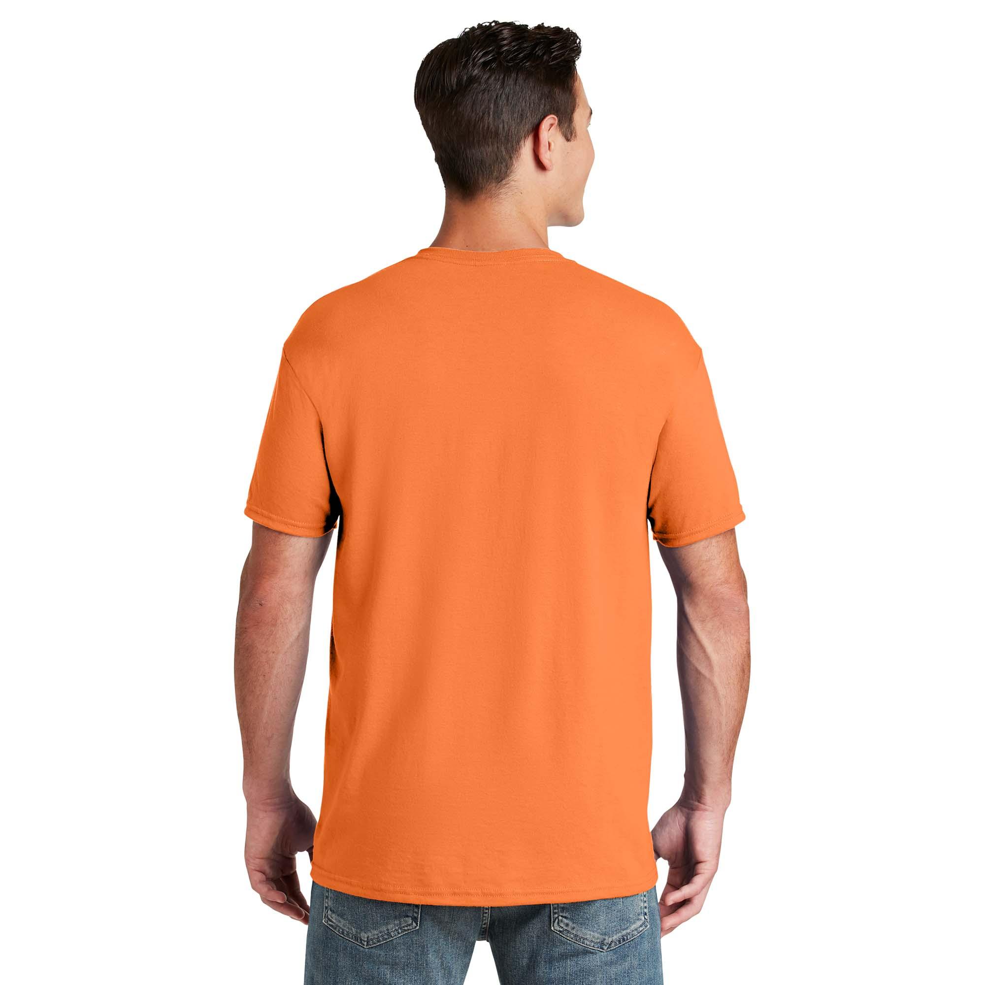 Jerzees 29M Dri-Power 50/50 Cotton/Poly T-Shirt - Safety Orange | Full ...