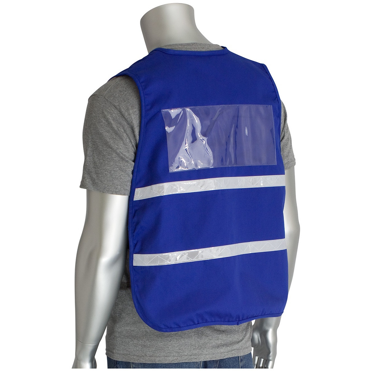 PIP 300-1504 Polyester Non-ANSI Incident Command Vest - Royal Blue ...