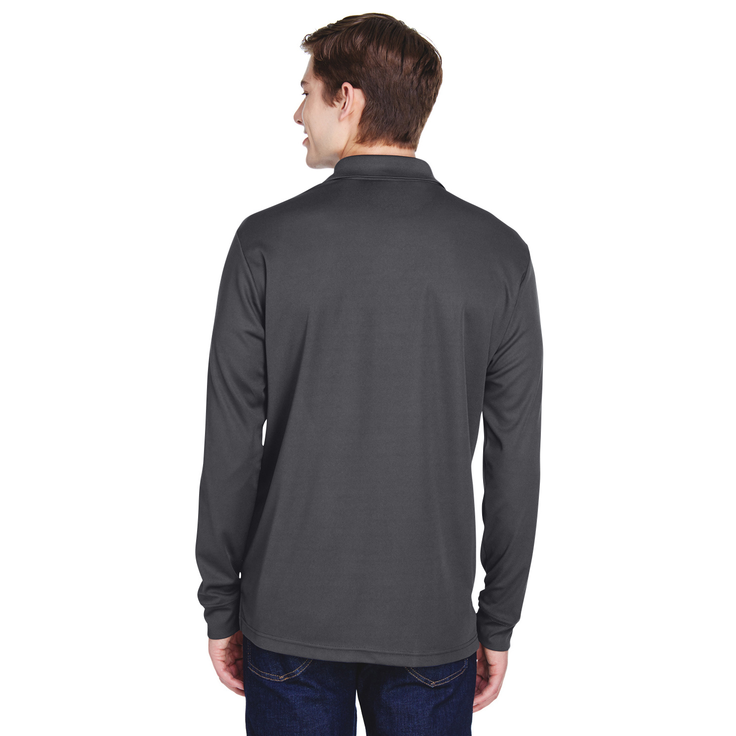 Core 365 88192P Adult Pinnacle Performance Long-Sleeve Pique Polo with ...