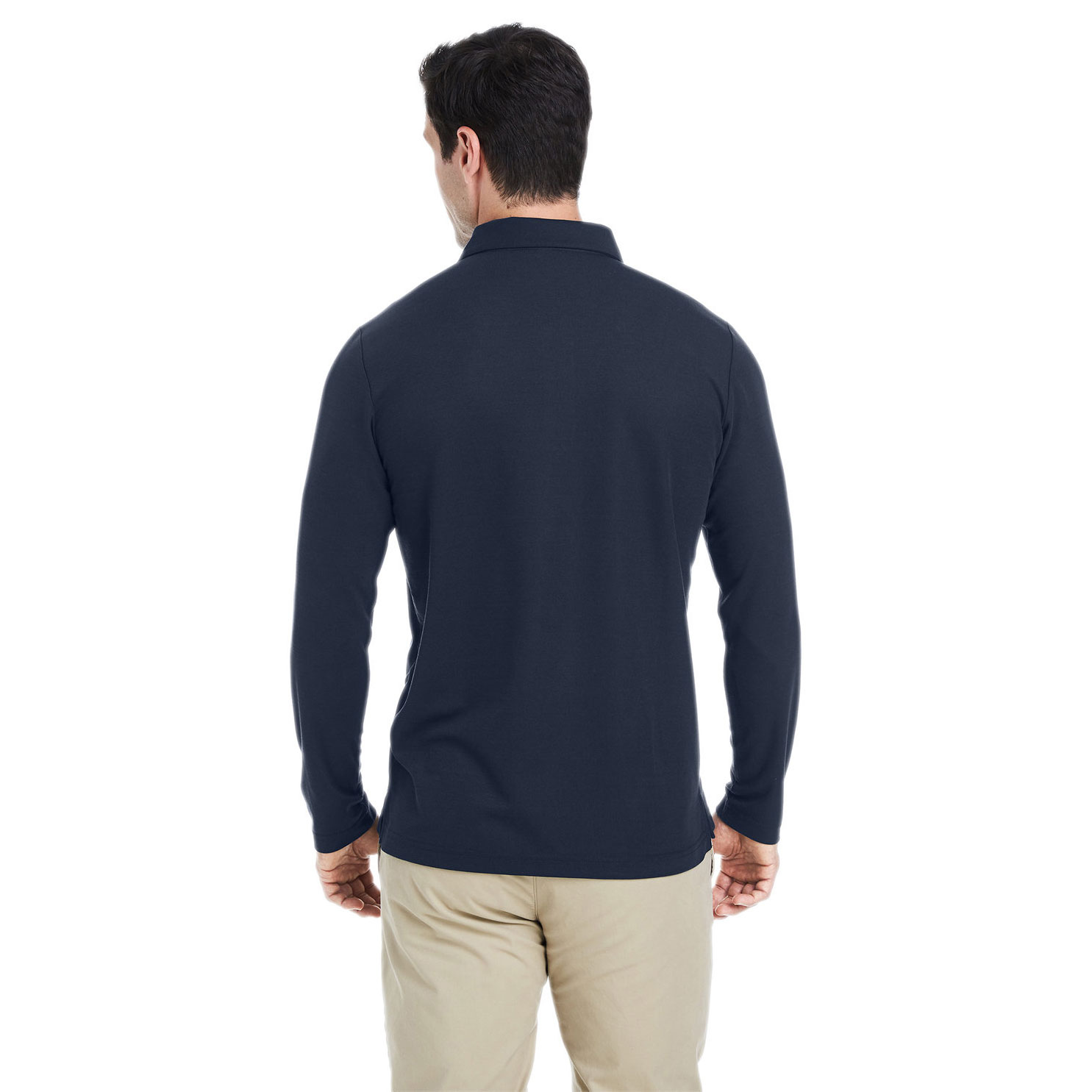 Core 365 CE112L Men's Fusion ChromaSoft Long-Sleeve Pique Polo ...