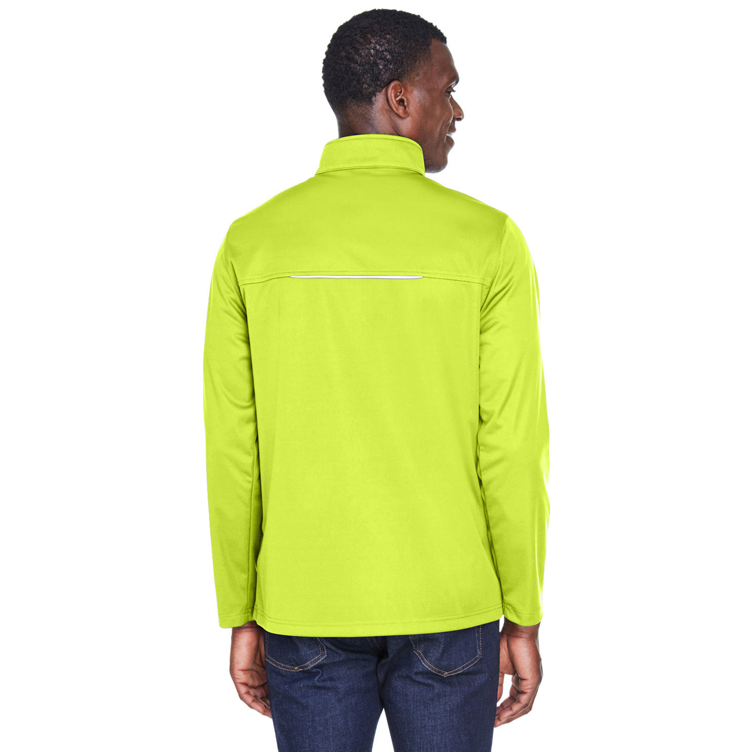 Core 365 CE708 Mens Techno Lite Three-Layer Knit Tech-Shell - Safety Yellow | Full Source