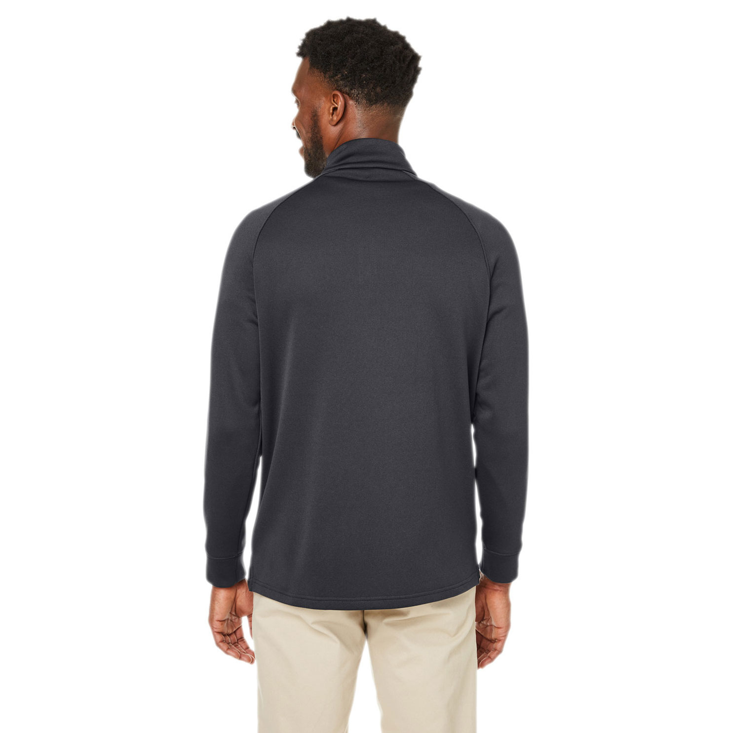 Core 365 CE801 Unisex Fusion ChromaSoft™ Fleece Quarter-Zip - Carbon ...