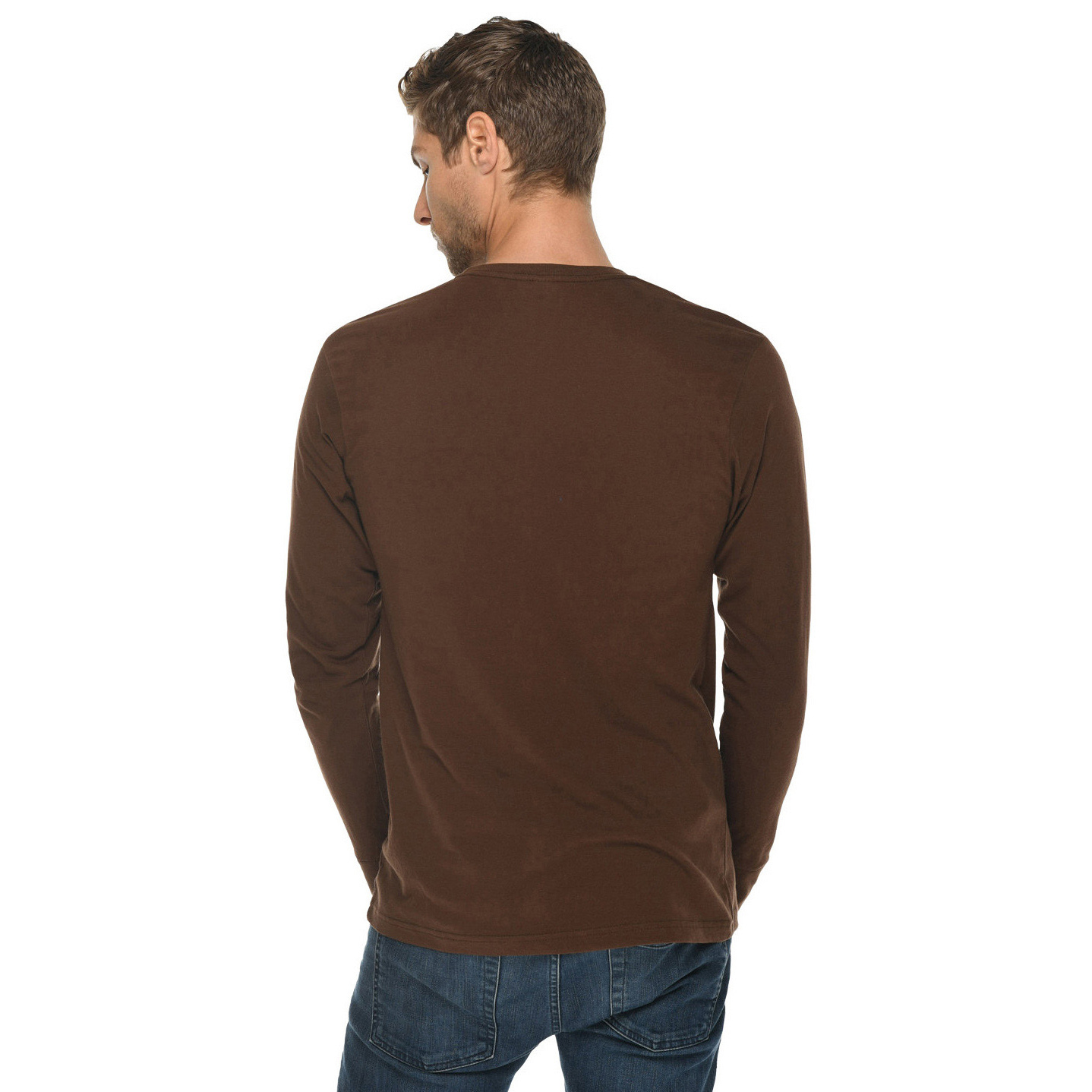 Lane Seven LS15009 Unisex Long Sleeve T-Shirt - Chestnut | Full Source