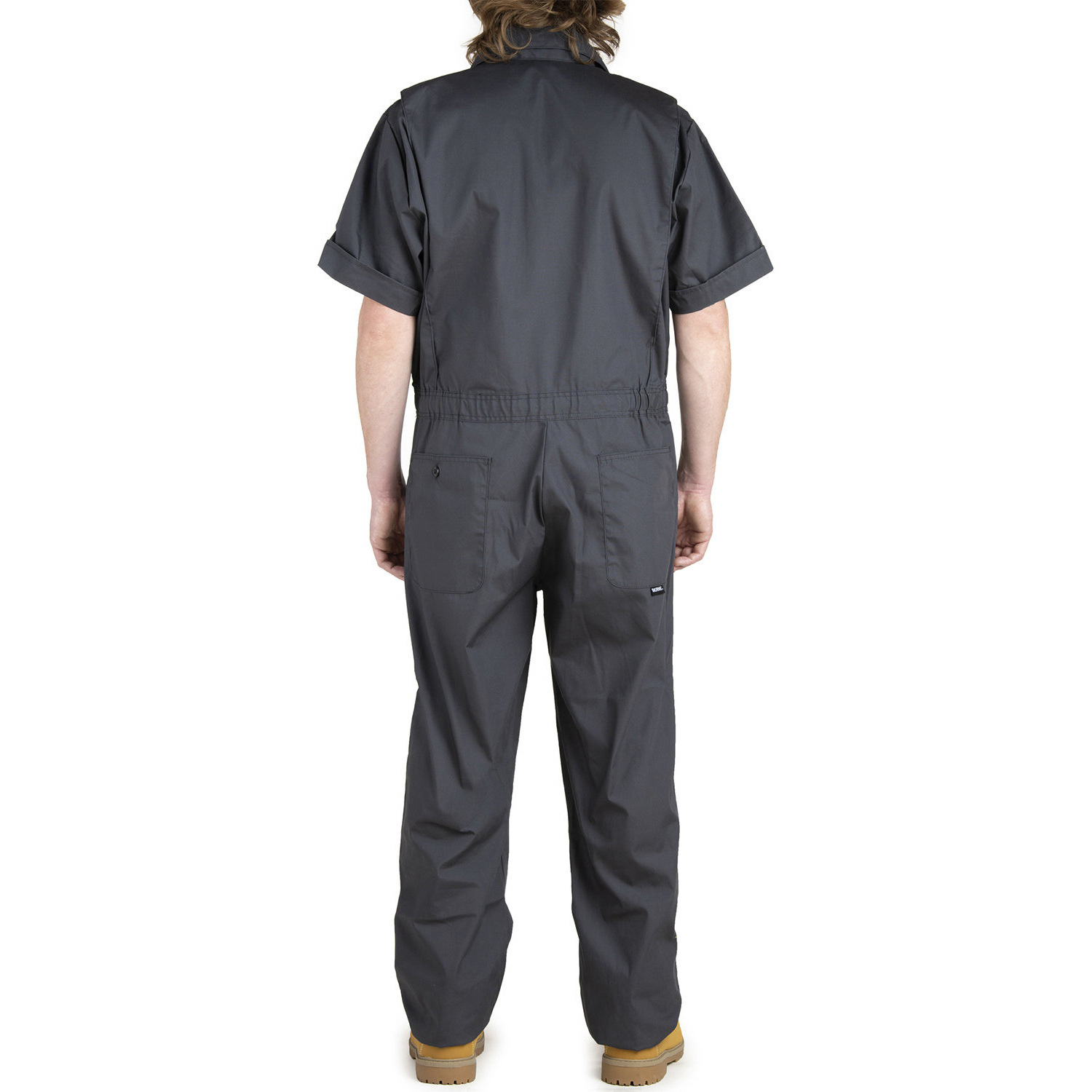 Berne P700 Axle Short Sleeve Coverall - Charcoal | Full Source