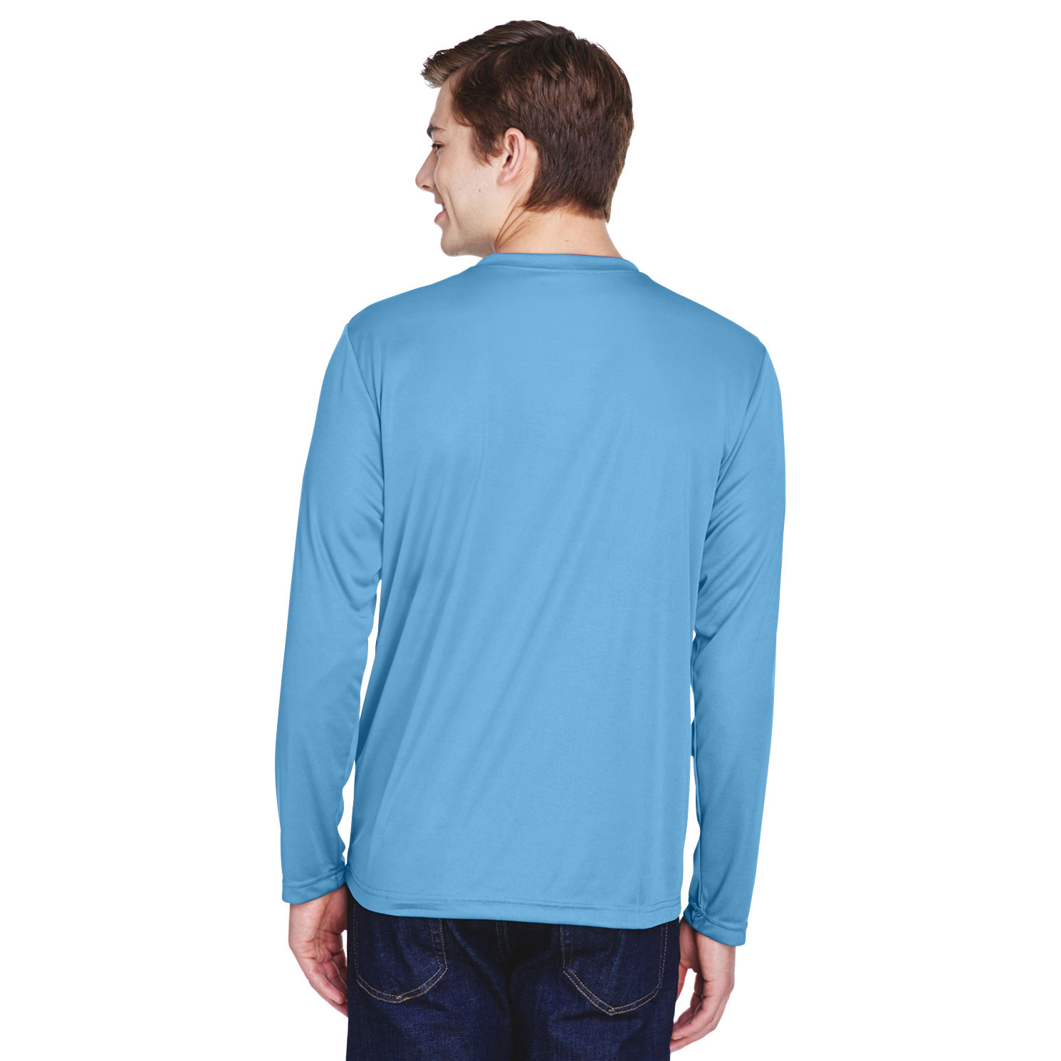 Team 365 TT11L Men's Zone Performance Long Sleeve T-Shirt - Sport Light ...