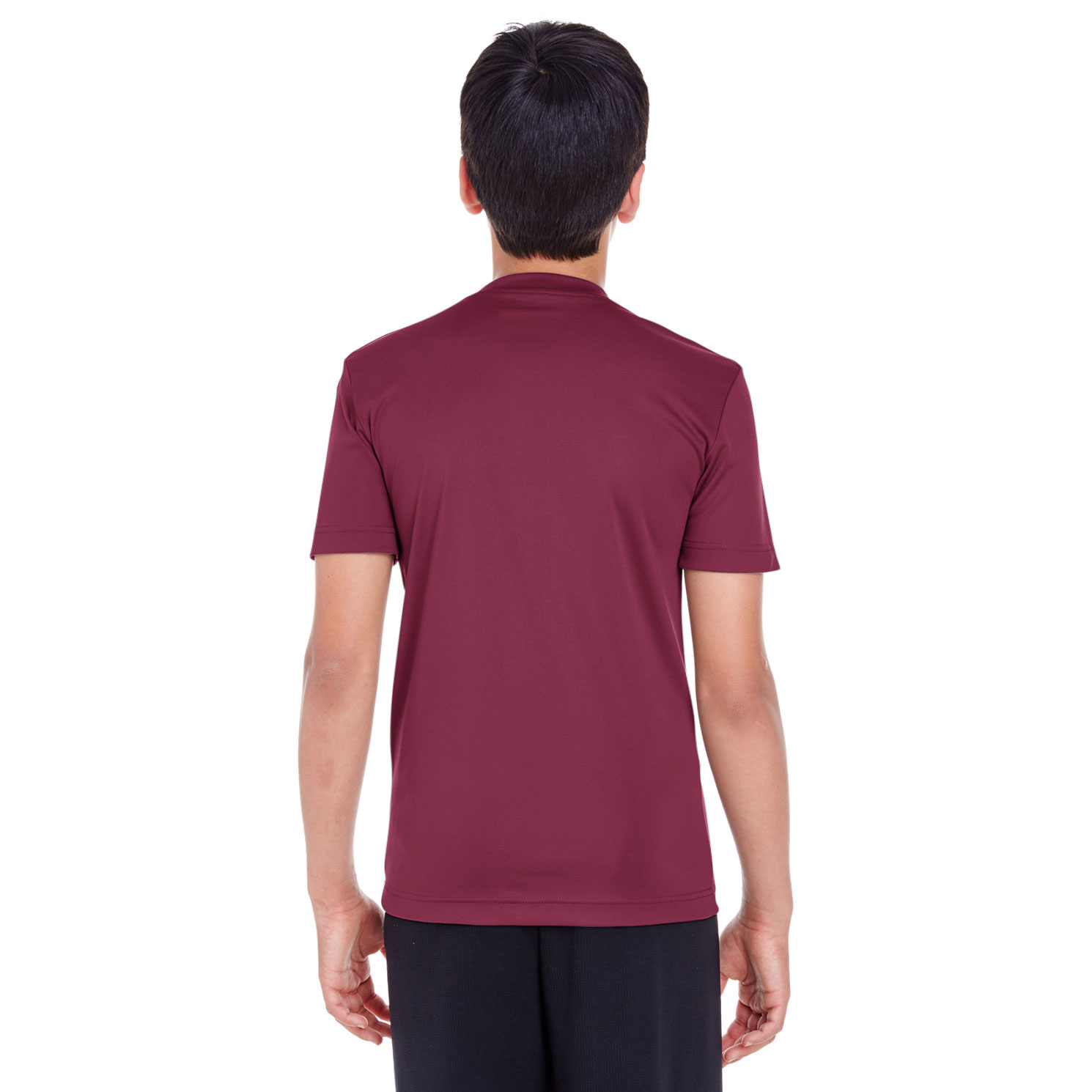 Team 365 TT11Y Youth Zone Performance T-Shirt -Sport Maroon | Full Source