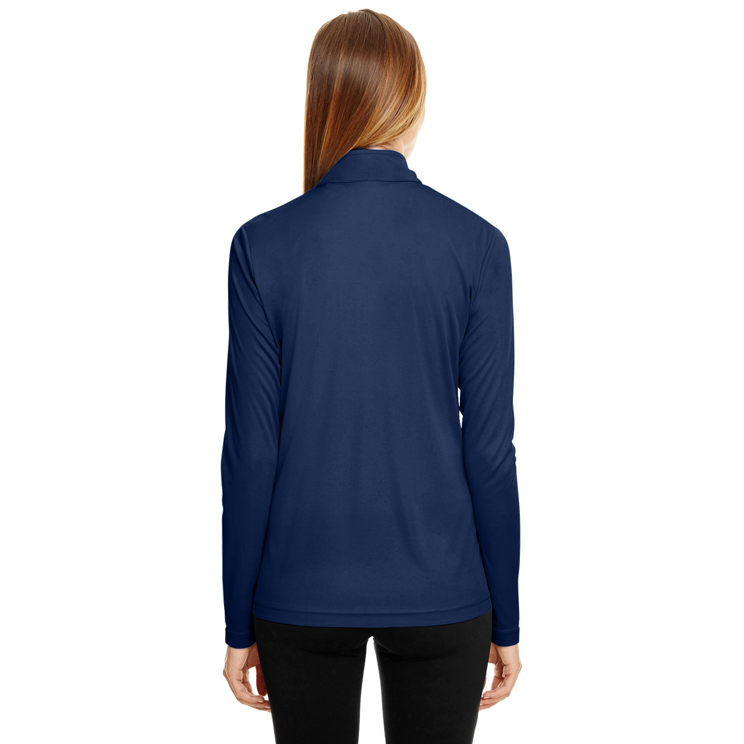 Team 365 TT31W Ladies Zone Performance Quarter-Zip - Sport Dark Navy ...
