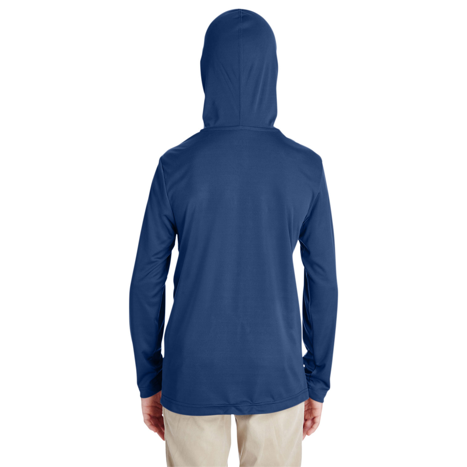 Team 365 TT41Y Youth Zone Performance Hoodie - Sport Dark Navy | Full ...