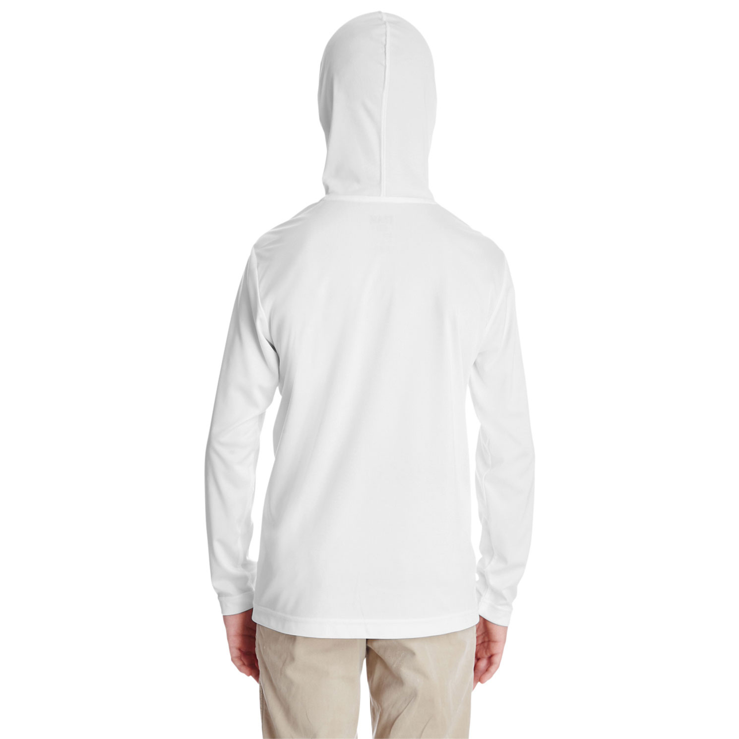 Team 365 TT41Y Youth Zone Performance Hoodie - White | Full Source