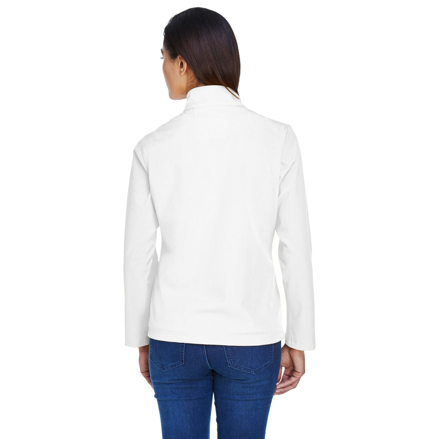 Team 365 TT80W Ladies Leader Soft Shell Jacket - White | Full Source