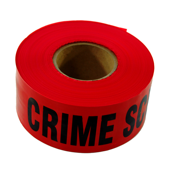 CRIME SCENE DO NOT CROSS - Red Barricade Tape 1000 ft Roll - 3 Mil ...