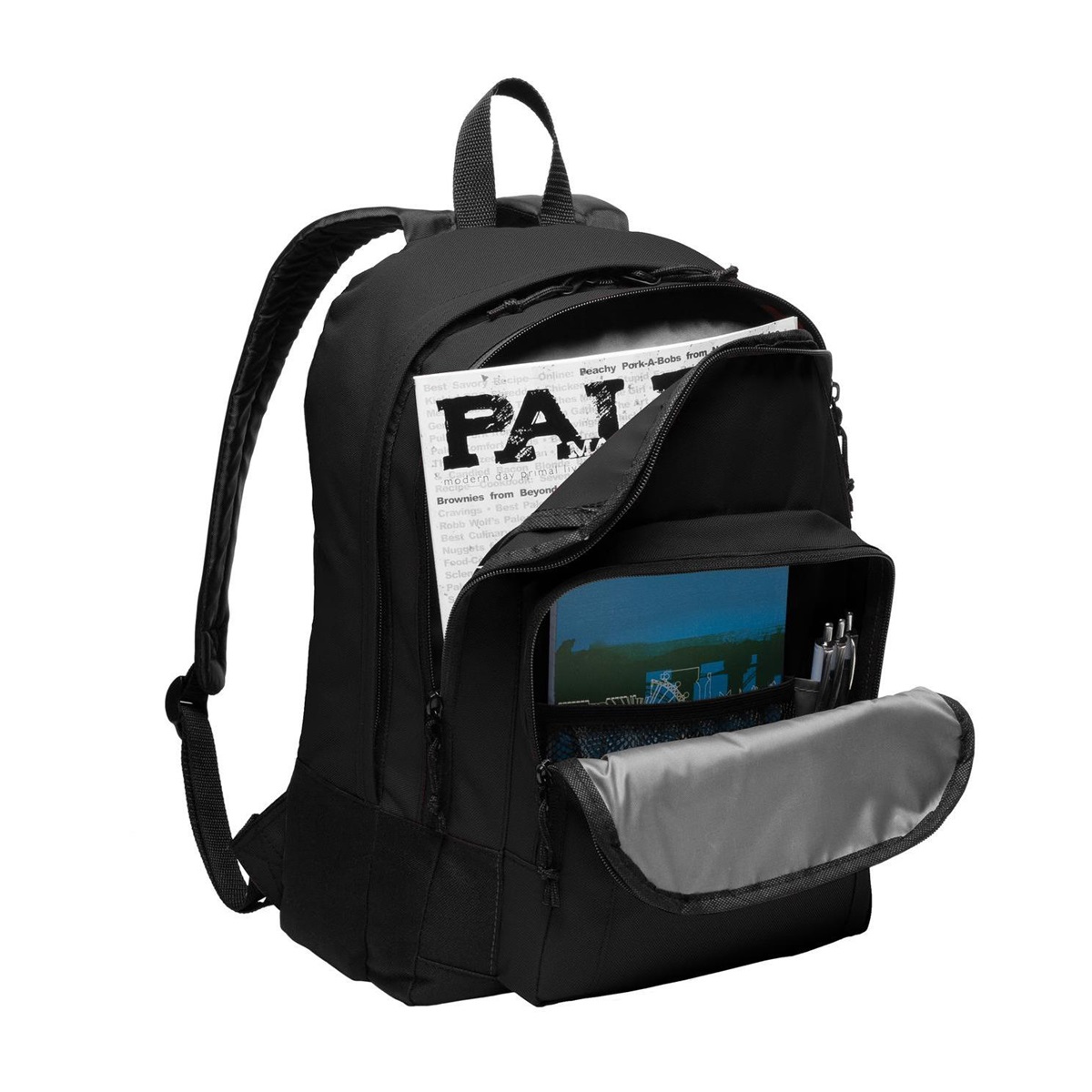 Port Authority BG204 Basic Backpack - Black | Full Source