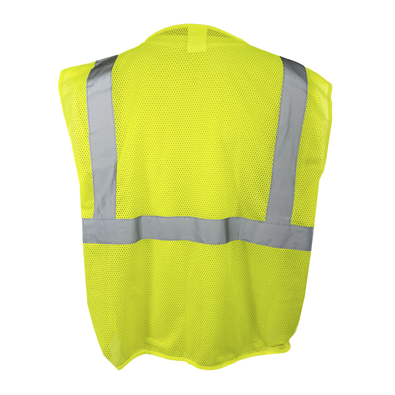 C2V X-Crash 8V12G2H Type R Class 2 Economy Mesh Safety Vest - Yellow ...
